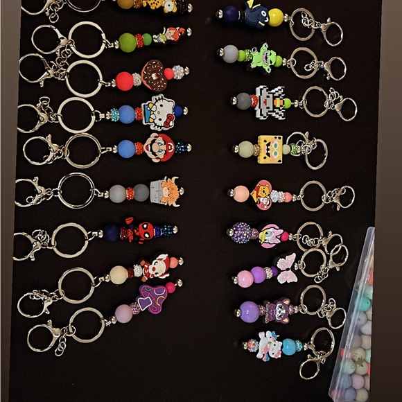 Other | Colorful Cartoon Character Keychains | Poshmark
